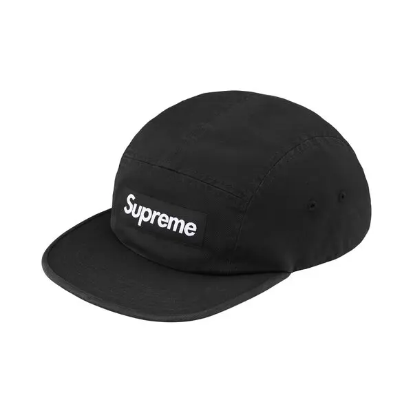 Supreme Washed Chino Twill Camp Cap
