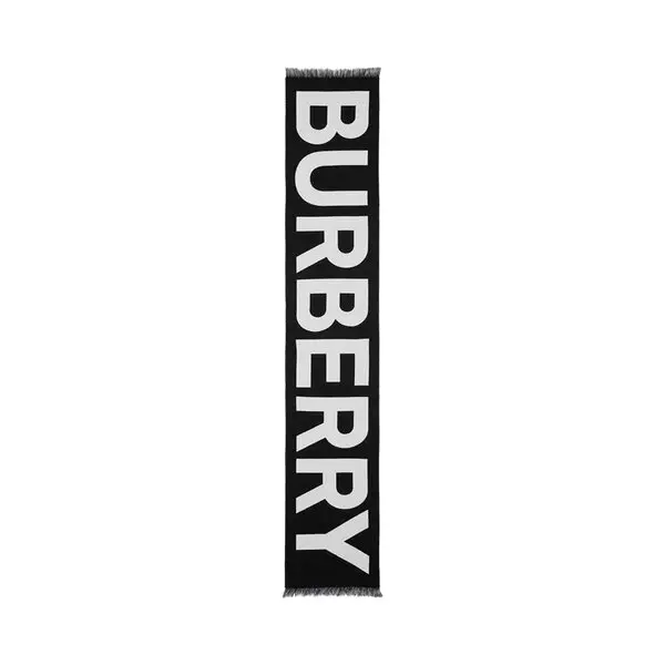 Burberry Logo Wool Scarf