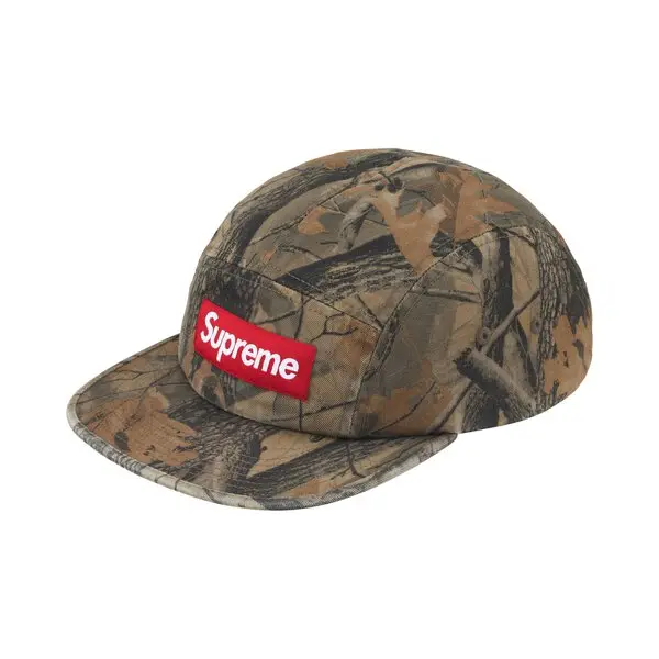 Supreme Washed Chino Twill Camp Cap 'realtree Hardwoods Camo - Green