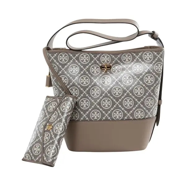 Tory Burch Medium Bucket Bag 'charcoal