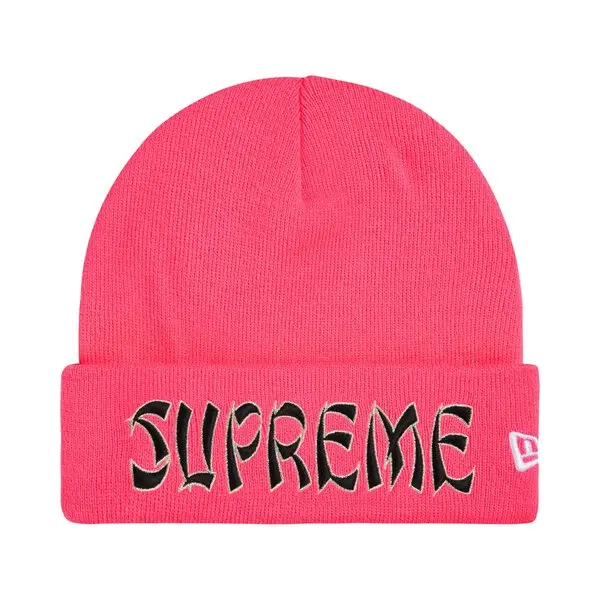 Supreme New Era Action Beanie - Pink