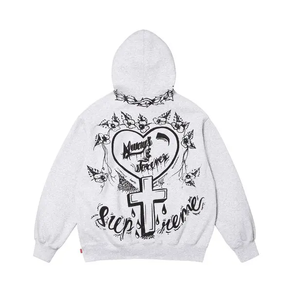 Supreme Forever Hooded Sweatshirt 'ash
