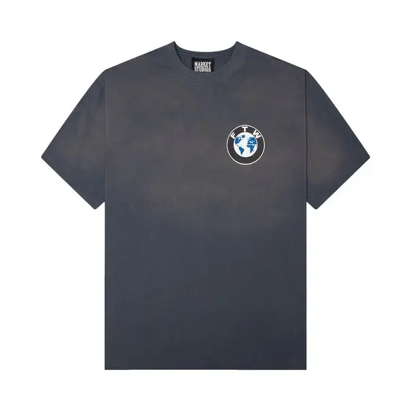 MARKET F The World T-shirt 'indigo