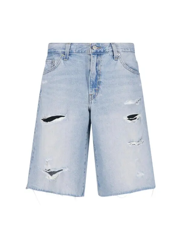 LEVI'S STRAUSS Denim Jorts Jeans - Light Blue