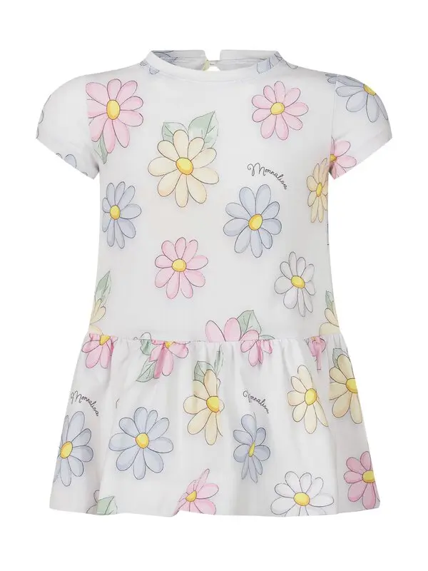 Monnalisa Chic Mini Suit For Spring/summer 2025 - Bianco