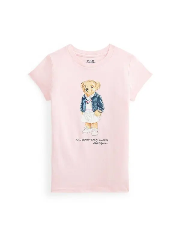 Polo Ralph Lauren Mini Bear Graphic T-shirt - Pink