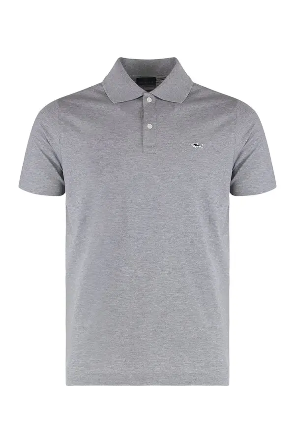 Paul & Shark Classic Cotton Piqué Polo Shirt With Side Slits