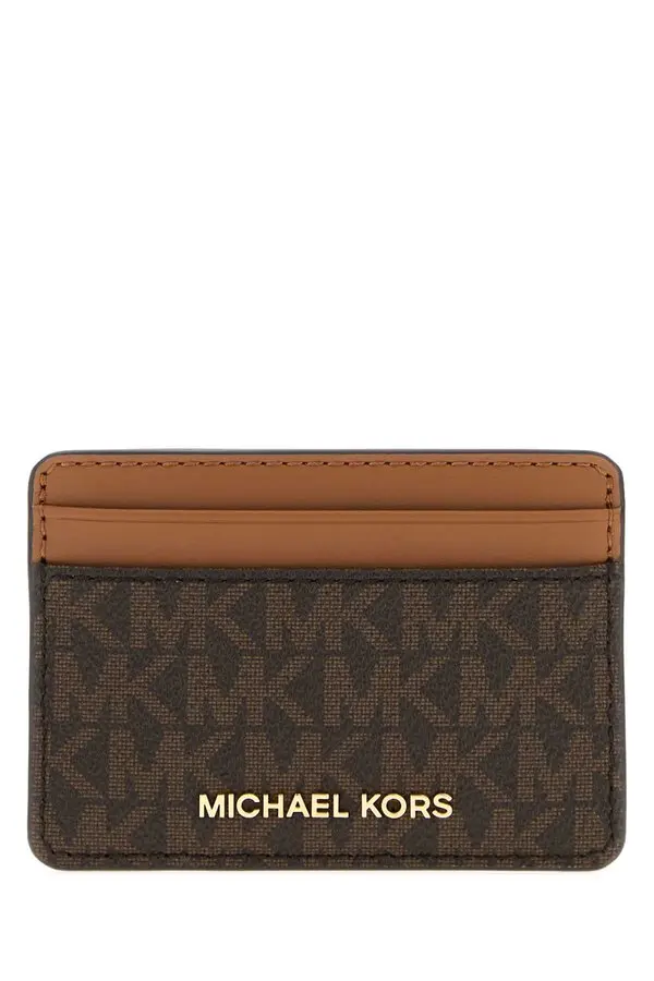 Michael Kors Canvas Card Holder Wallet Mini
