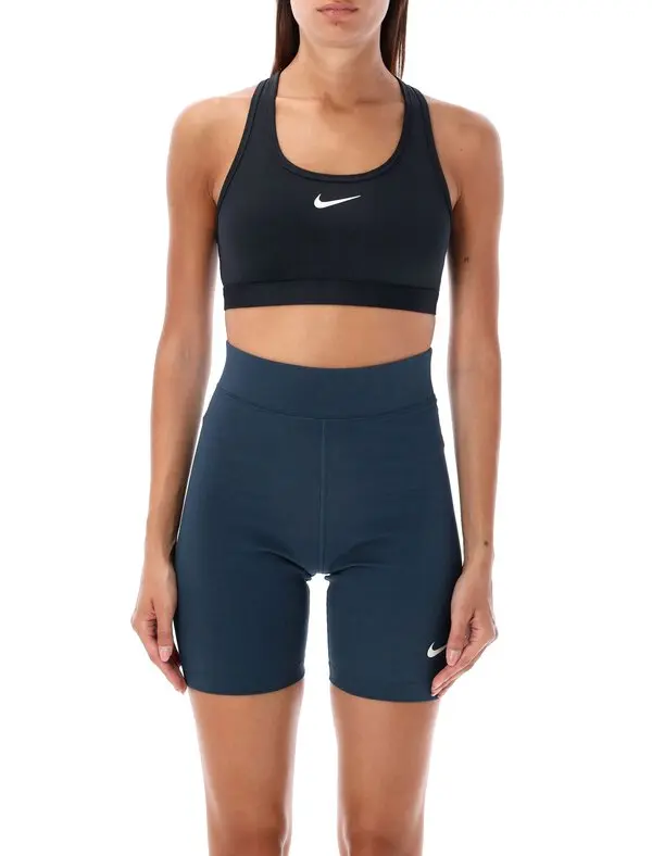 Nike Performance Sports Bra With Scoop Neck And Racerback Support - Nero
