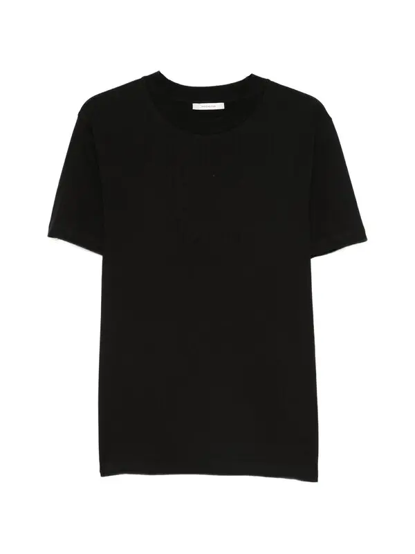 ENTIRE STUDIOS Garment-dyed Crewneck T-shirt, Regular Fit, 100% Cotton - Nero