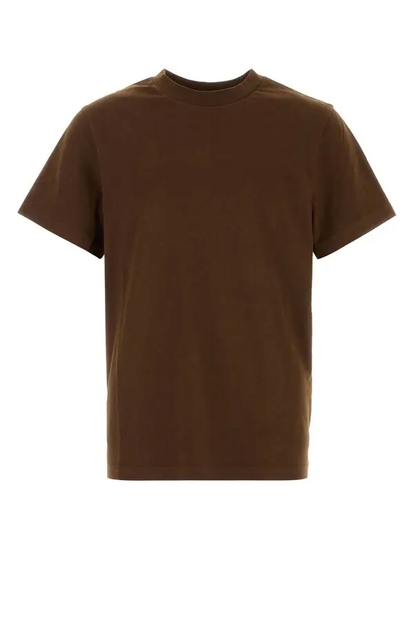 ENTIRE STUDIOS Chocolate Cotton T-shirt - Brown