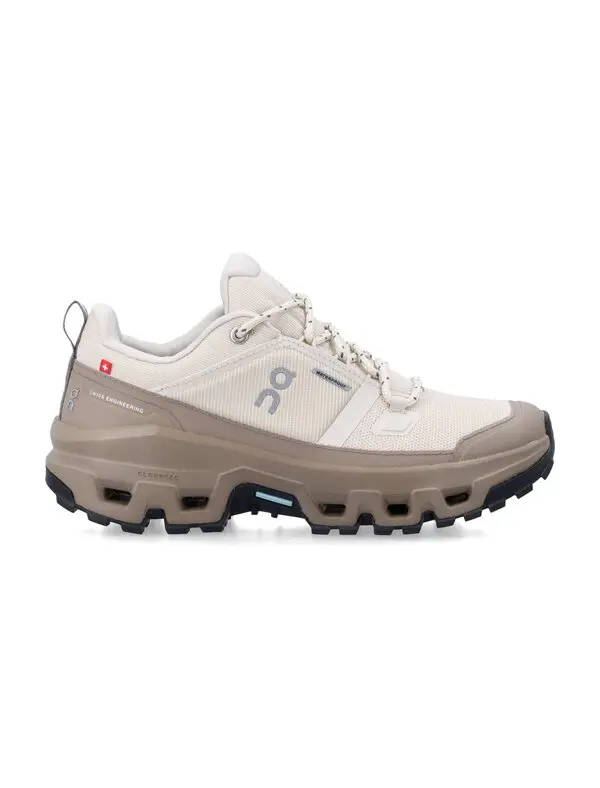 On Waterproof Trail Sneakers - Grain Soba