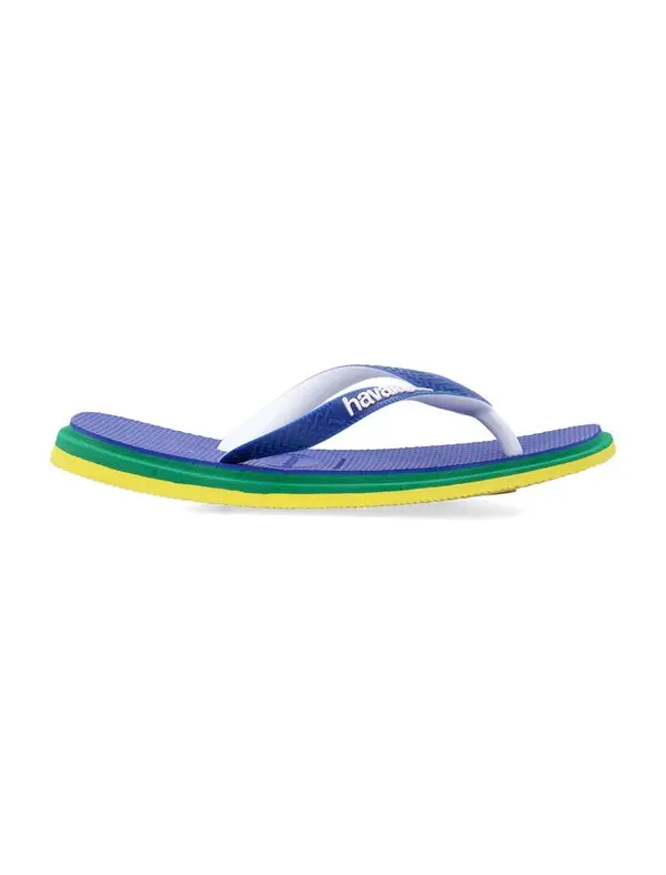 Havaianas Brasil Twist Flip-flops With Triple-layer Sole - Azul Naval