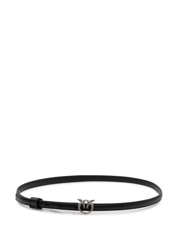 Pinko Love Logo Belt With Statement Buckle