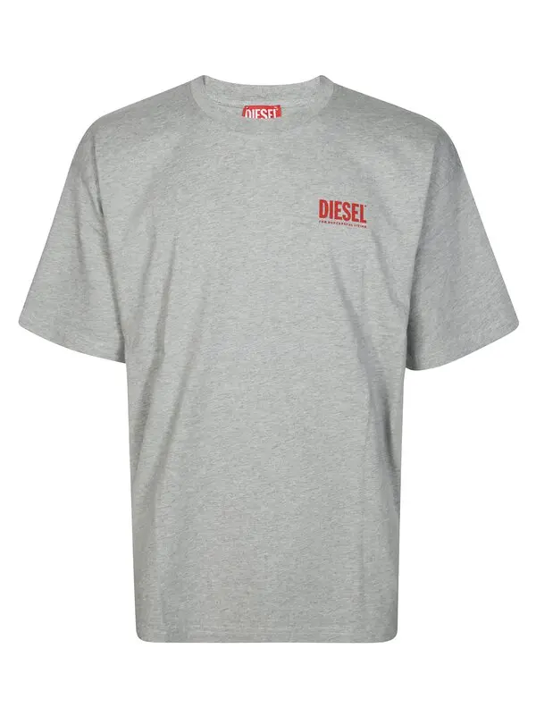 DIESEL® Logo T-shirt - Grigio