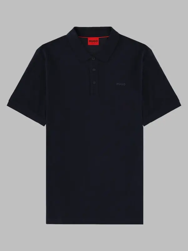 Hugo Cotton Polo Shirt - Blue