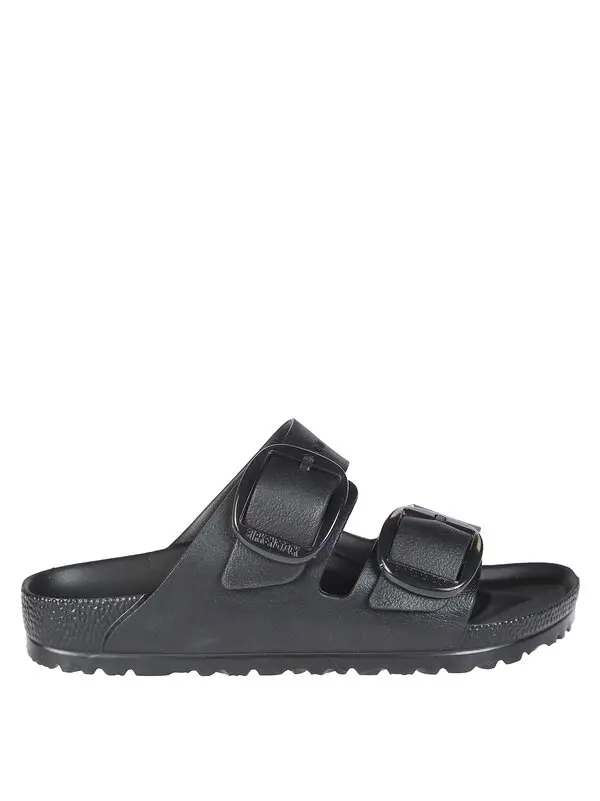 BIRKENSTOCK Arizona Big Buckle Slide Sandals - Nero