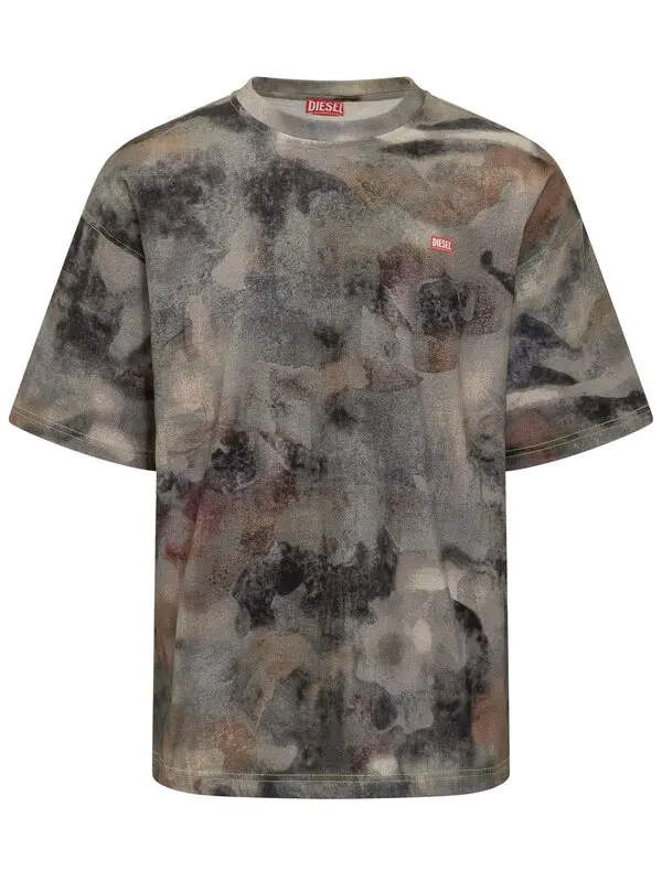 DIESEL® Stylish Abstract Graphic Tee
