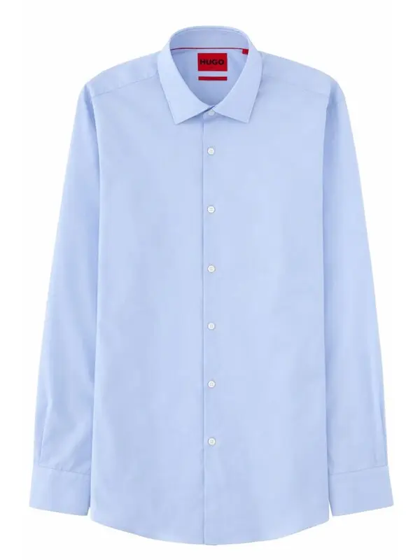 Hugo Classic Cotton Shirt For - Azure