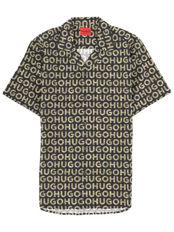 Hugo Classic Cotton Shirt For - Green