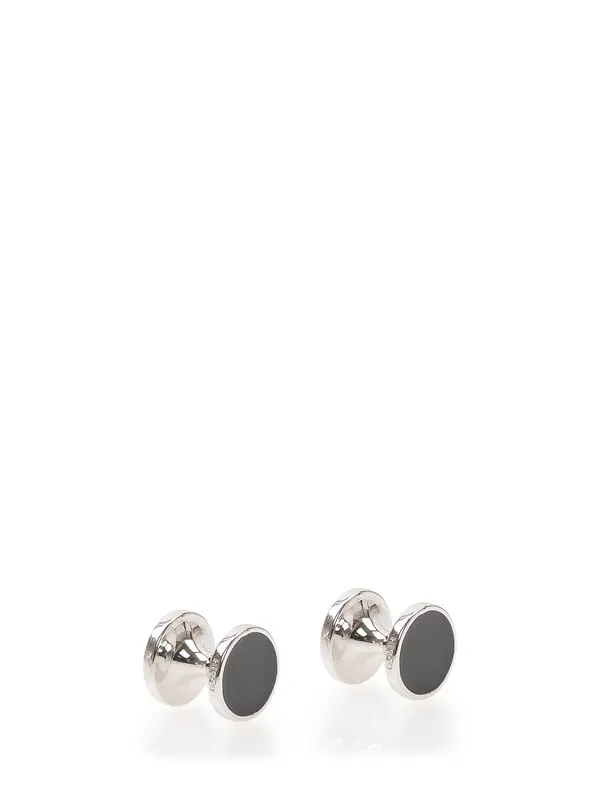 BOSS Cufflinks With Sleek Etched Detail - Black