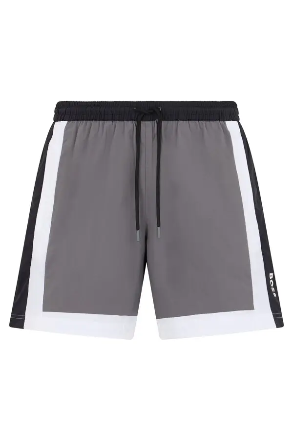 BOSS Sporty Nylon Shorts For Adjustable Fit