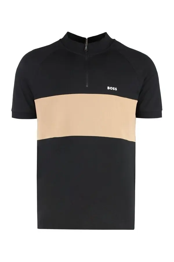 BOSS Stretch Cotton Piqué Polo Shirt Regular Fit