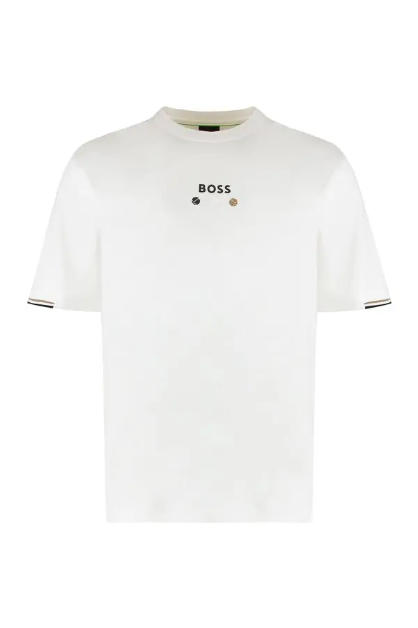 BOSS Cotton Crew-neck T-shirt For