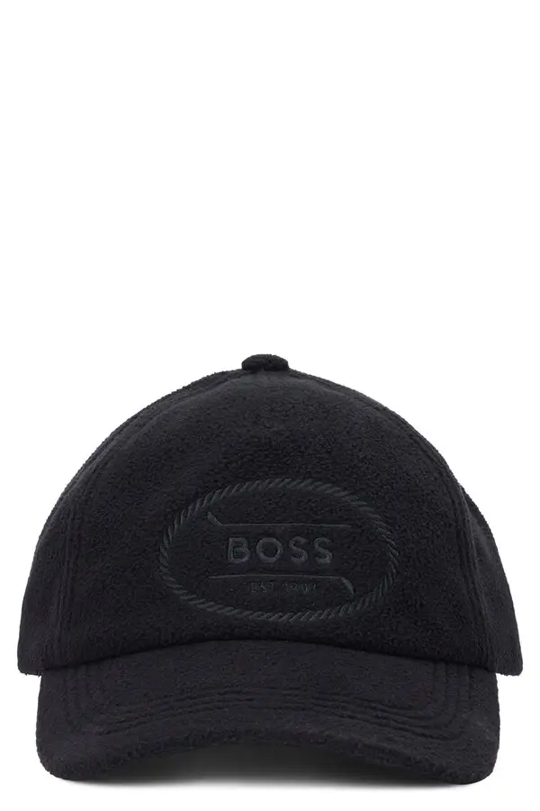 BOSS Curved Visor Sports Cap With Adjustable Back Closure