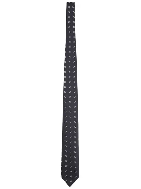 BOSS Premium Leather Tie - Blue