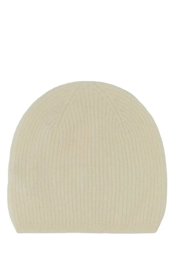 Loulou De Saison Cashmere Flyn Beanie Hat - White