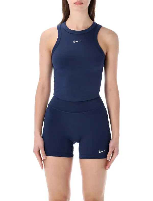 Nike Slim Fit Cropped Tank Top For - Blue