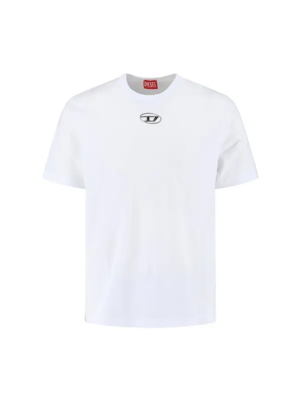 DIESEL® 100% Cotton T-shirt - White