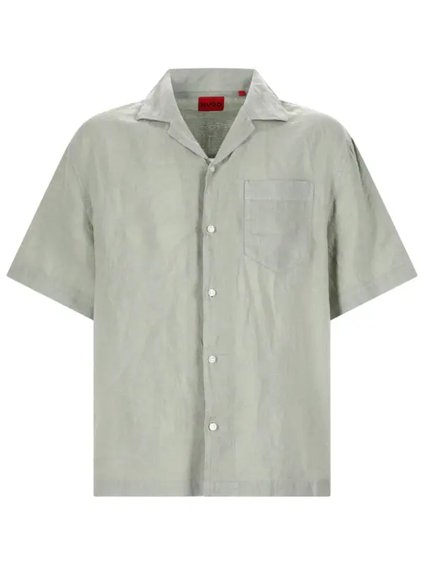 Hugo Linen Button-up Shirt For