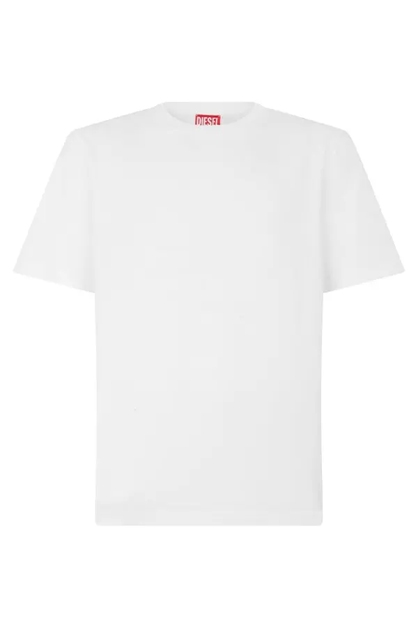 DIESEL® Classic Cotton T-shirt With Round Neck & Short Sleeves