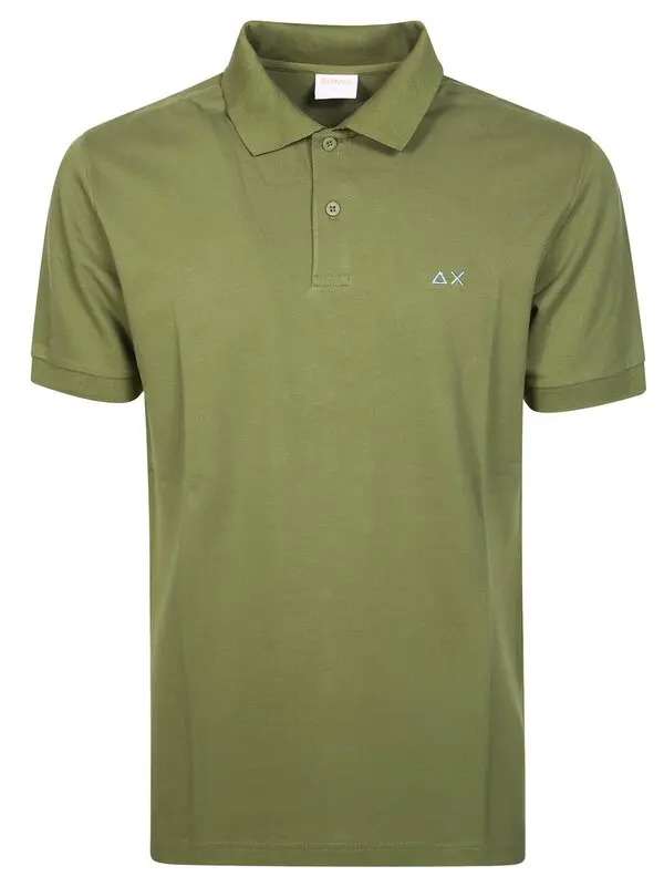 SUN 68 Bandana Neck Polo Shirt