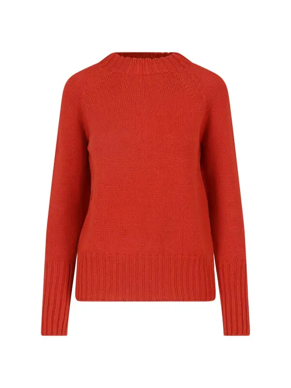DRUMOHR Merino Wool Mock Neck Sweater