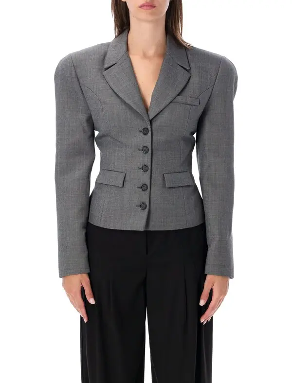 Magda Butrym Tailored Wool Blazer Jacket