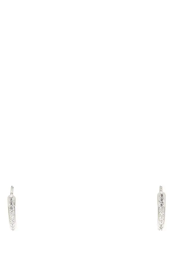 SWAROVSKI Metal Matrix Earrings, 0.5 Cm Width X 1 Cm Height
