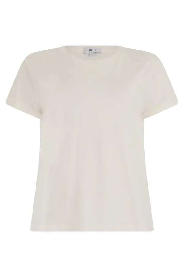 AGOLDE Short-sleeve Cotton T-shirt - Beige
