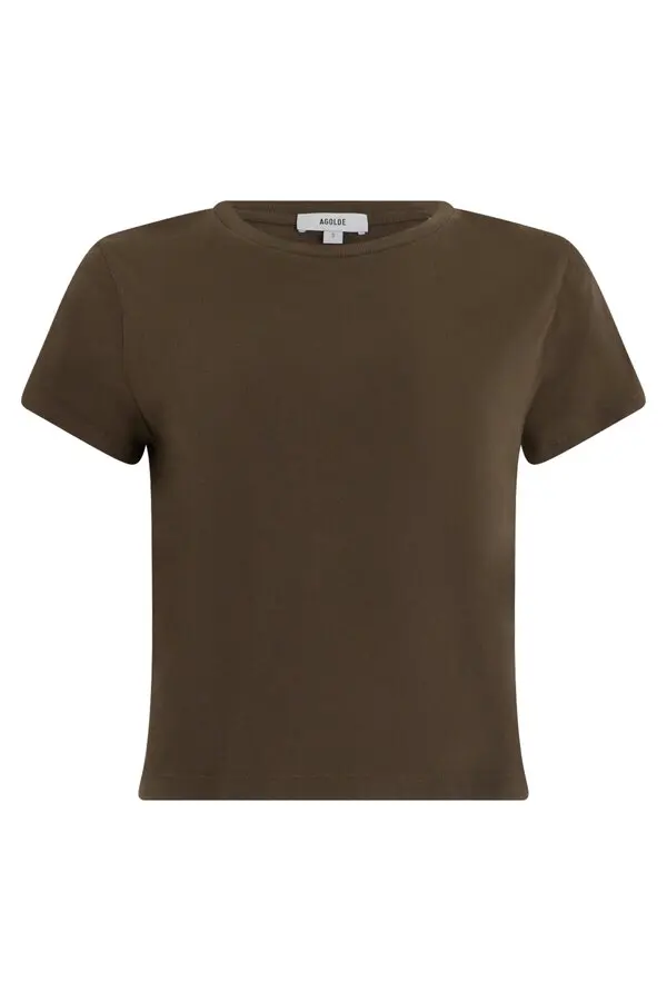 AGOLDE Short-sleeve Cotton T-shirt - Brown
