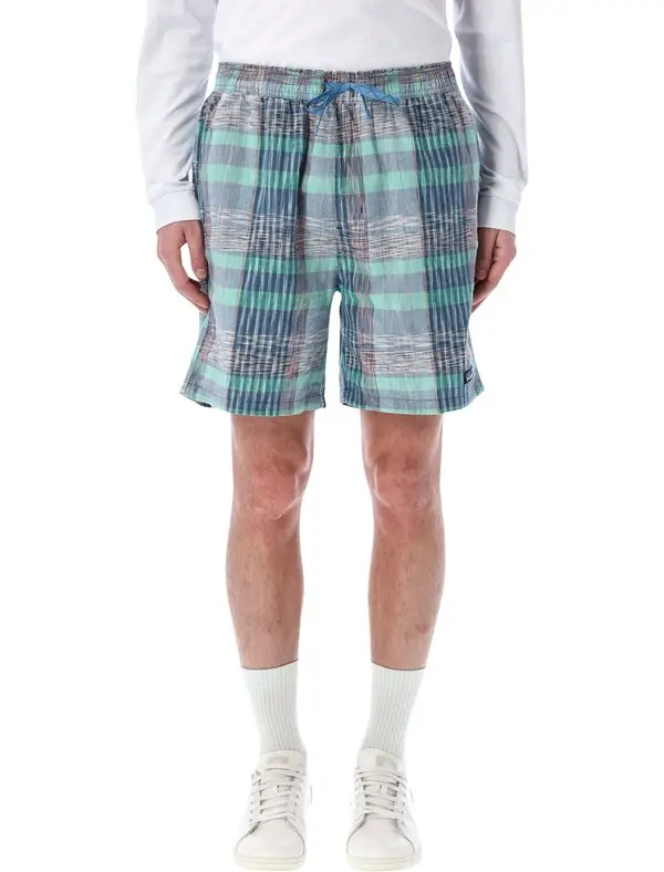 Patagonia Plaid Hemp And Organic Cotton Mini Shorts - Melt