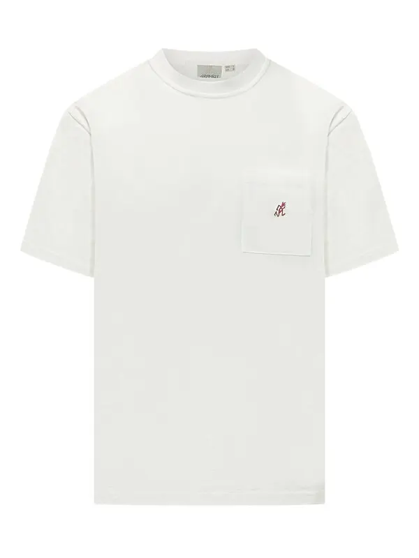 Gramicci Casual Pocket T-shirt With Logo - White