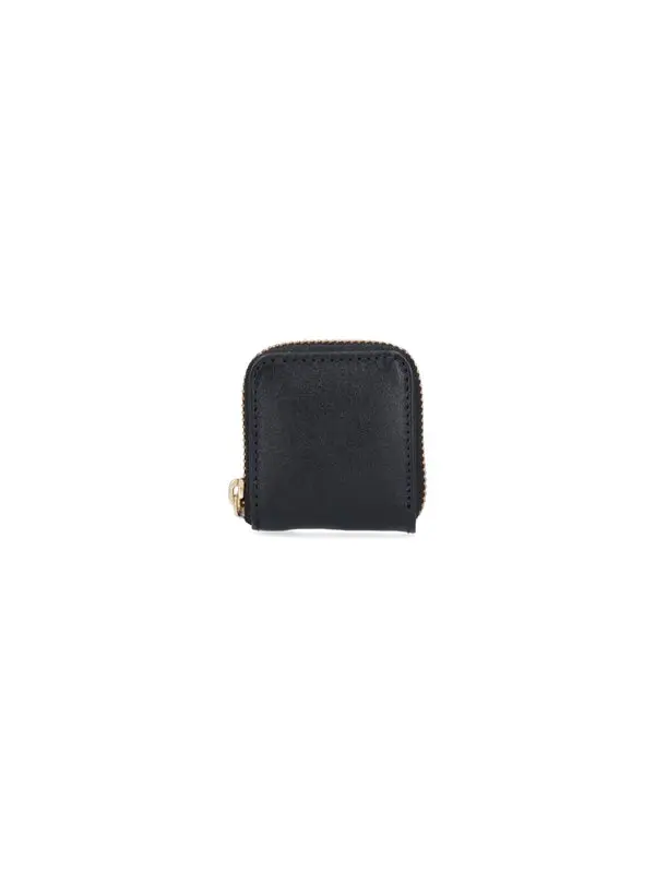 Comme Des Garçons Wallet With Card Slots - Black