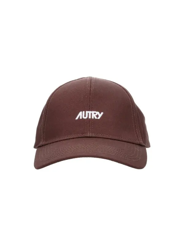 AUTRY Cotton Baseball Cap - Brown