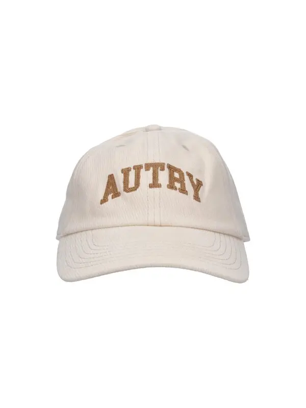 AUTRY Embroidered Logo Baseball Cap - Cream