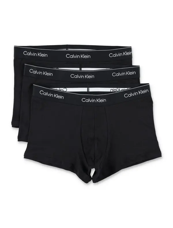Calvin Klein 3-pack Cotton Stretch Boxer Briefs - Nero