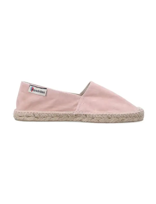 ESPADRILLES Soft Suede Slip-on - Pink