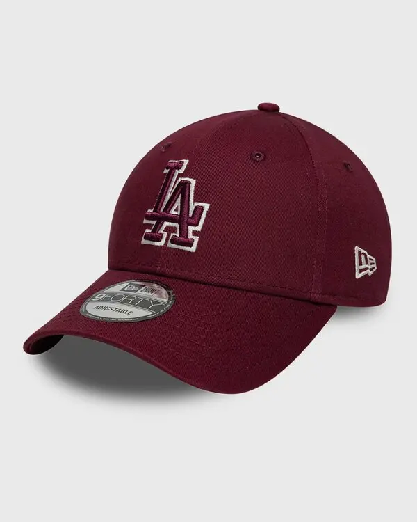 New Era Team Outline 9forty Los Angeles Dodgers Strapback Cap