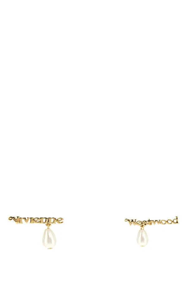 VIVIENNE WESTWOOD Amelia Mini Metal Earrings, 2.5 Cm X 1.5 Cm - Gold